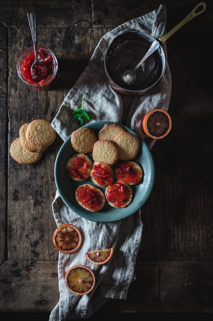 Galletas tipo Pim´s de naranja - revelando sabores